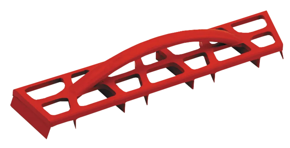 Aluminium plaster scraper